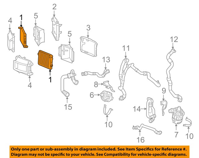MERCEDES OEM 15-17 C63 AMG S-radiator 0995005903 for sale online | eBay