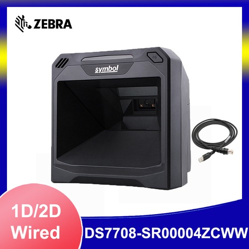 Zebra Symbol DS7708-SR00004ZCWW 2D Vertical Slot Barcode Scanner with ...