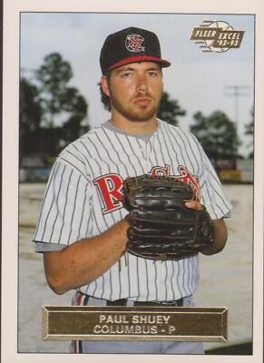 1992 Fleer Excel Paul Shuey #168 Columbus RedStixx Baseball Card RC | eBay