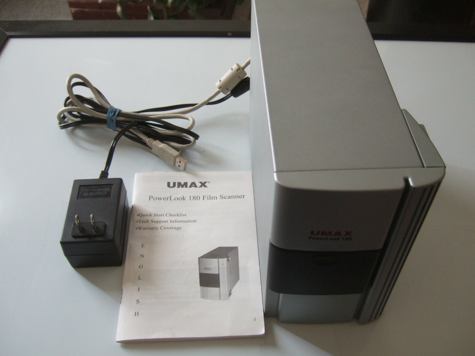 2002 UMAX POWERLOOK 180 35mm FILM SCANNER SPKG-15111 UNTESTED | eBay