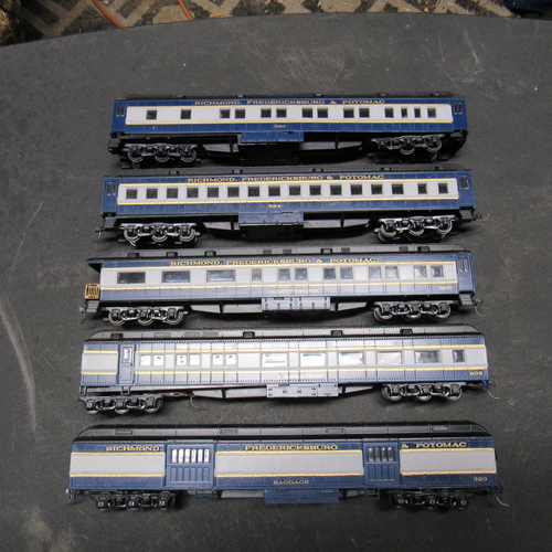 5 CONCOR RICHMOND FREDRICKSBURG & POTOMAC SET HO SCALE | eBay