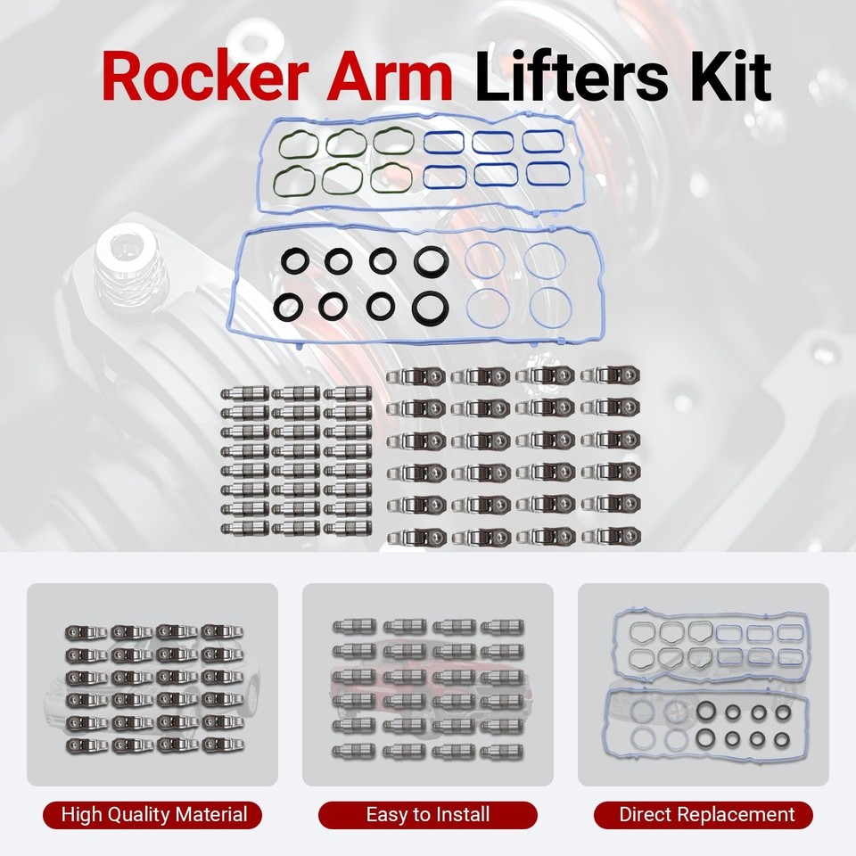 Rocker Arm Lifters Kit with Valve Cover Gasket for Dodge Challenger ...