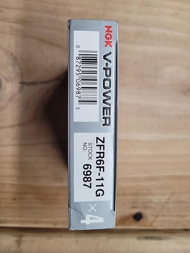 4 PACK, NGK (6987) ZFR6F-11G, V-Power Spark Plug | eBay