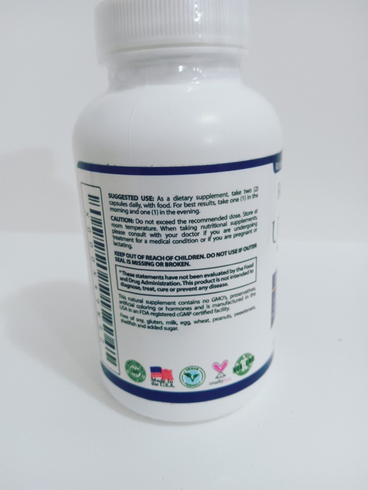 Research Verified UTI Relief Advanced Uti Support 60 Capsules Exp:4/26 ...