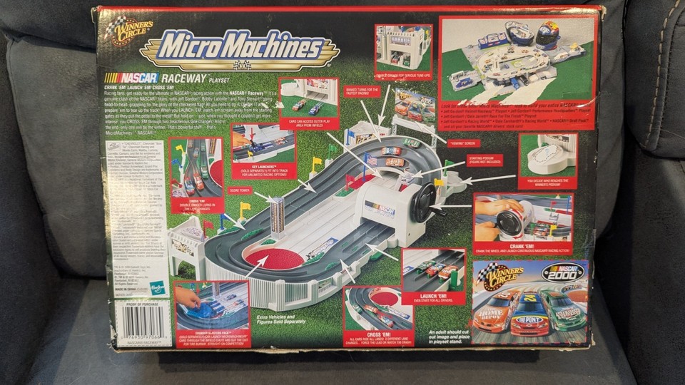 1999 Micro Machines NASCAR Raceway Playset In Original Box | eBay