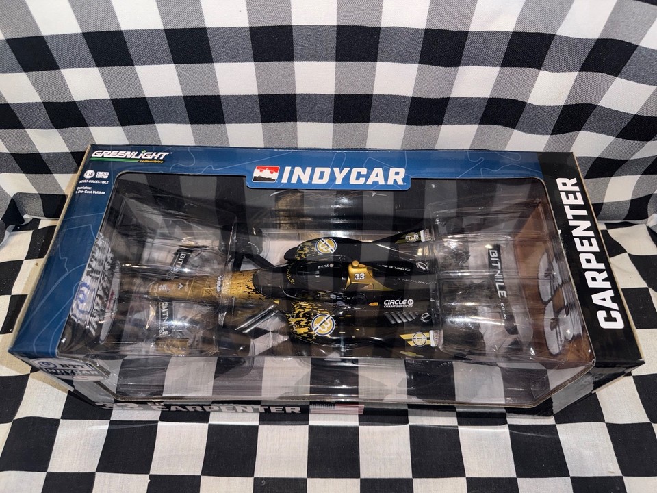 2023 ED CARPENTER BITNILE.COM ECR RACING 1/18 SCALE DALLARA INDY CAR | eBay