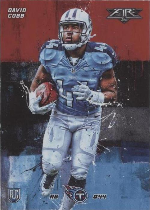 2015 Topps Fire - Rookies David Cobb #20 Flame (RC) for sale online | eBay