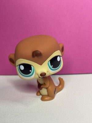 Littlest Pet Shop Meerkat Figure LPS Hasbro 2" #1376 authentic see ...