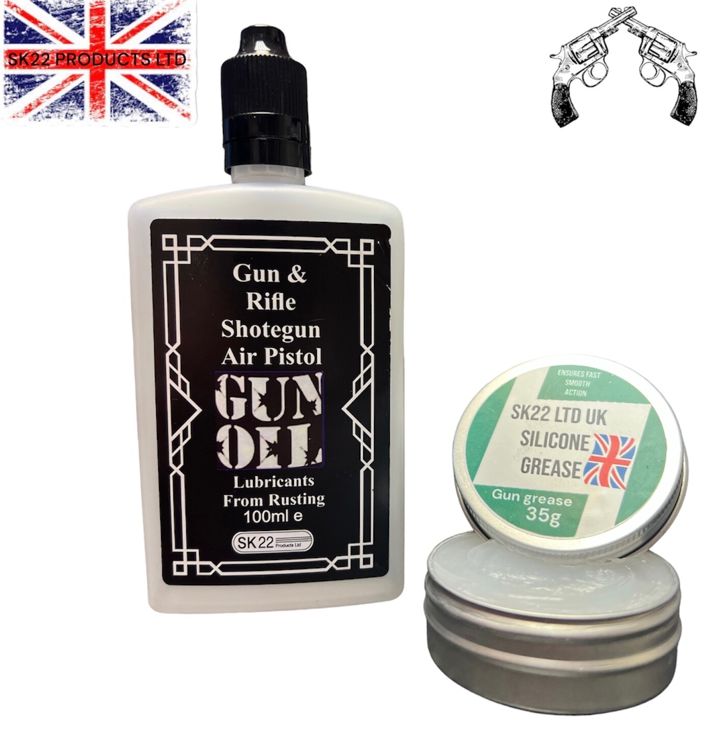 Gun & Rifle Oil Pistol Lubricant. Each Bottle Comes With 35g Silicone ...