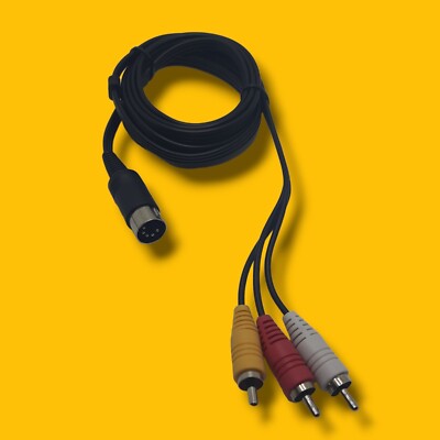 Commodore Vic 20 / 64 & Atari XE / XL 6ft. Composite RCA Mono | eBay