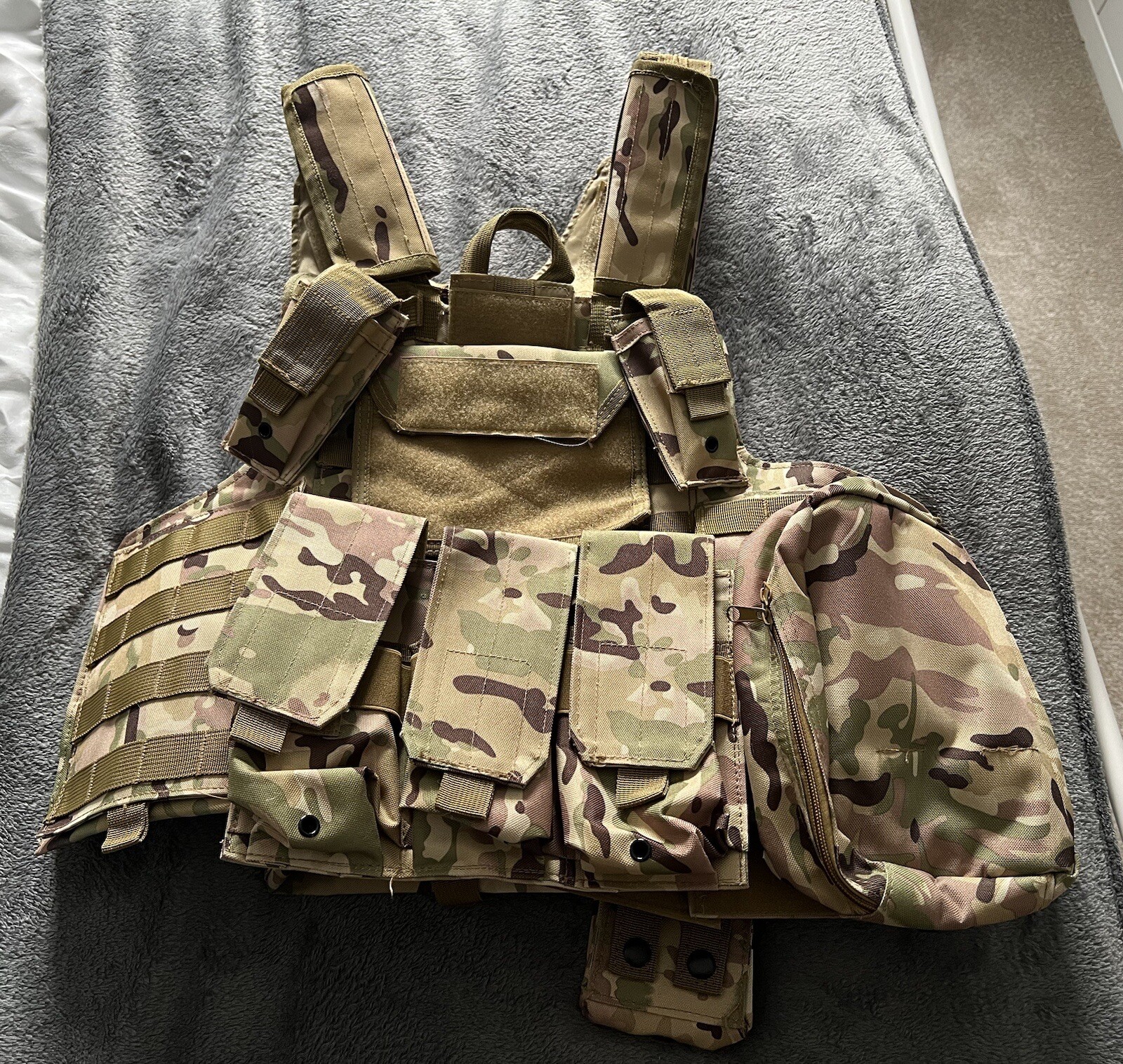 Nuprol PMC Plate Carrier, Tactical Vest- Airsoft, Paintball, Military ...