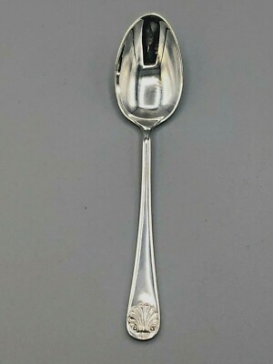 Vintage Sterling Demitasse Spoon 4", English Hallmarks, shell handle | eBay
