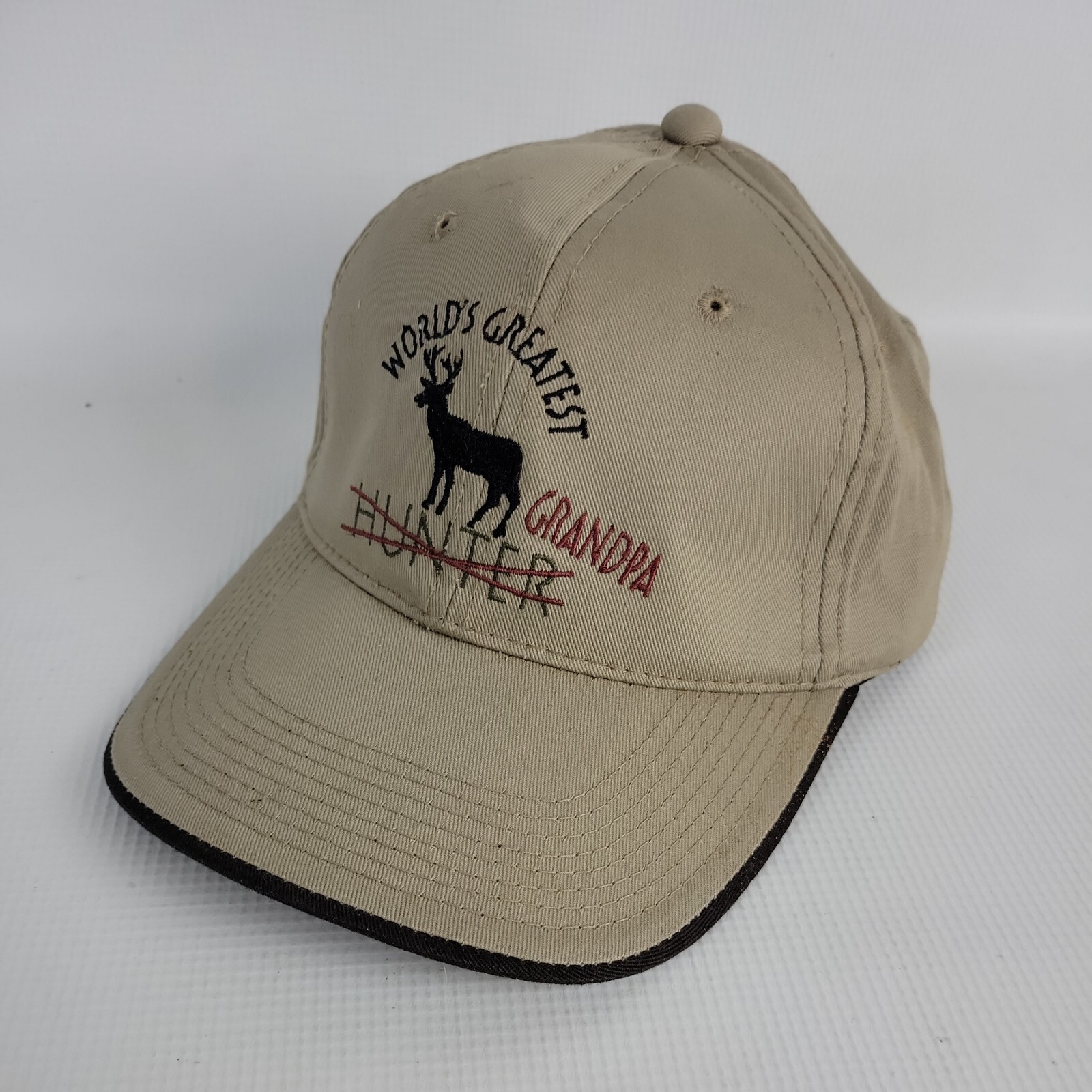 Worlds Greatest Grandpa Hat Hunter Baseball Cap Gift Tan H011 | eBay