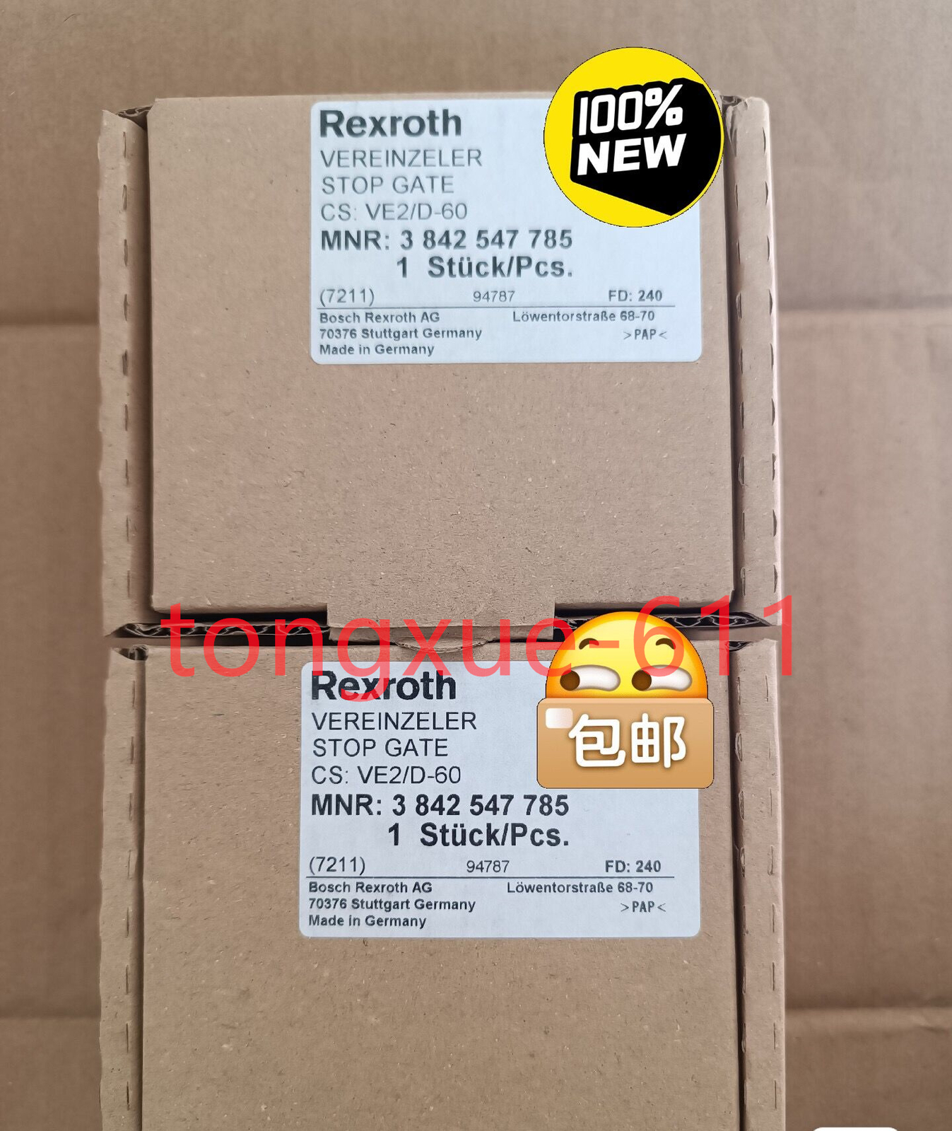 Brand new VE2/D-60 Rexroth 3842547785 Via FedEx or DHL | eBay