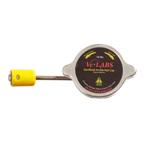 Sacrificial Anode Radiator Cap Stops Electrolysis RC-30 VE-LABS RadCap ...