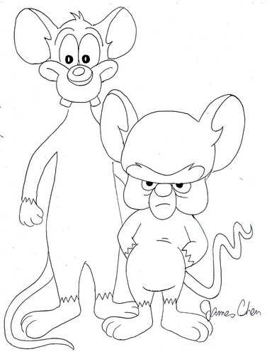Pinky And The Brain Coloring Pages