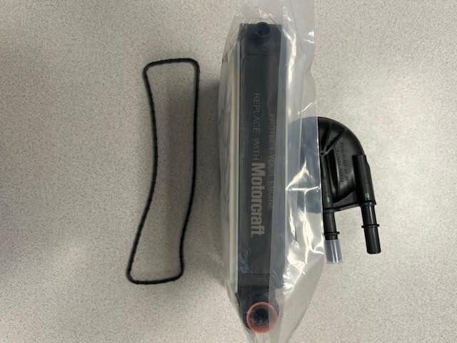 OEM Motorcraft FD4647 Fuel Filters Set Ford LC3Z9N184A F250 F350 F450 ...