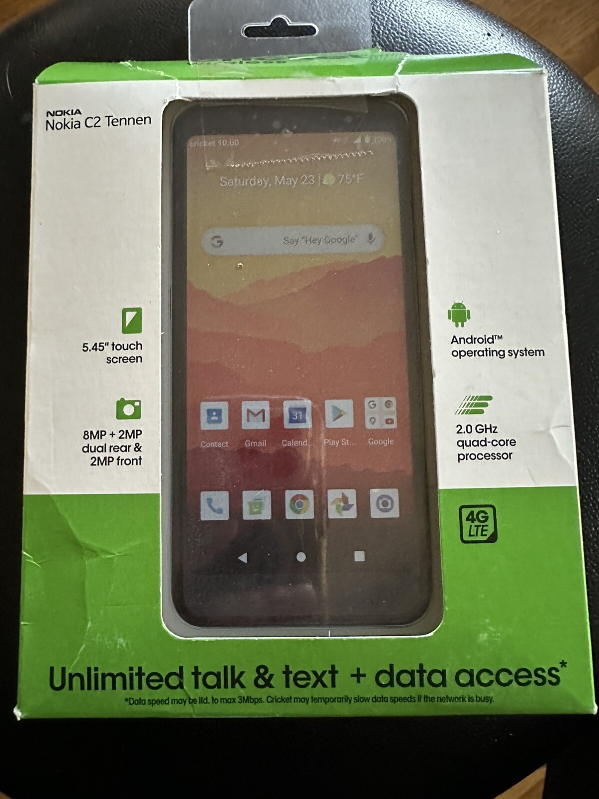 Cricket Wireless Nokia C2 Tennen 32GB Prepaid Smartphone, Steel ...