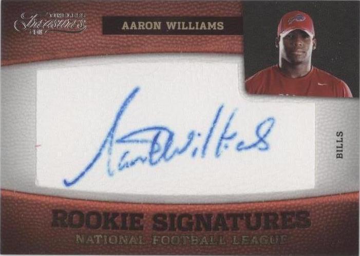 2011 Panini Timeless Treasures - Rookie Signatures Aaron Williams #127 ...