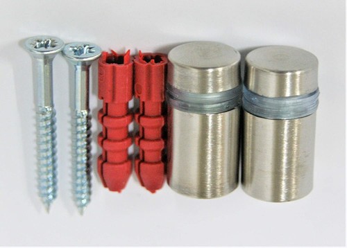 Stainless Steel Stand Off Fixings sign fixing screws | eBay