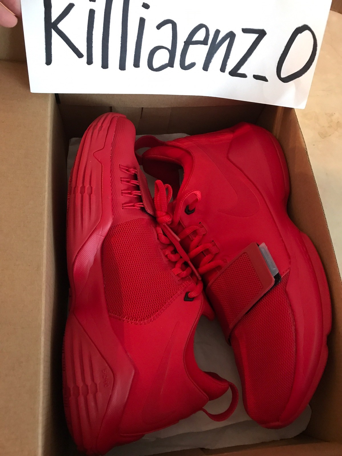 NIKE PG 1 ID PAUL GEORGE ID RED-RED-RED SZ 9 [AA1747-991] | eBay