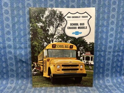 1968 Chevrolet School Bus Chassis Original Sales Brochure - 8 Pages | eBay