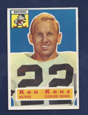 SHARP PACK FRESH 1956 TOPPS FOOTBALL #33 KEN KONZ .99 SHIP M302 | eBay