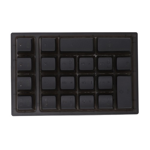 Black 21 Key Numeric Keypad RGB Backlit Ergonomic Small Mechanical ...
