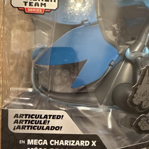 Pokemon Select Mega Charizard X 6" Action Figure EXCLUSIVE Trainer Team ...