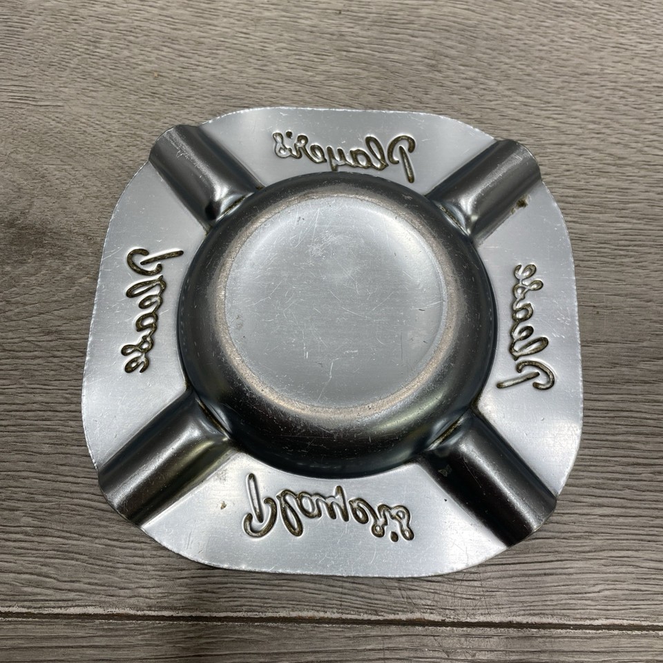 2 x Vintage Players Cigarettes Advertising Alloy Ashtrays 13cm x 13cm ...