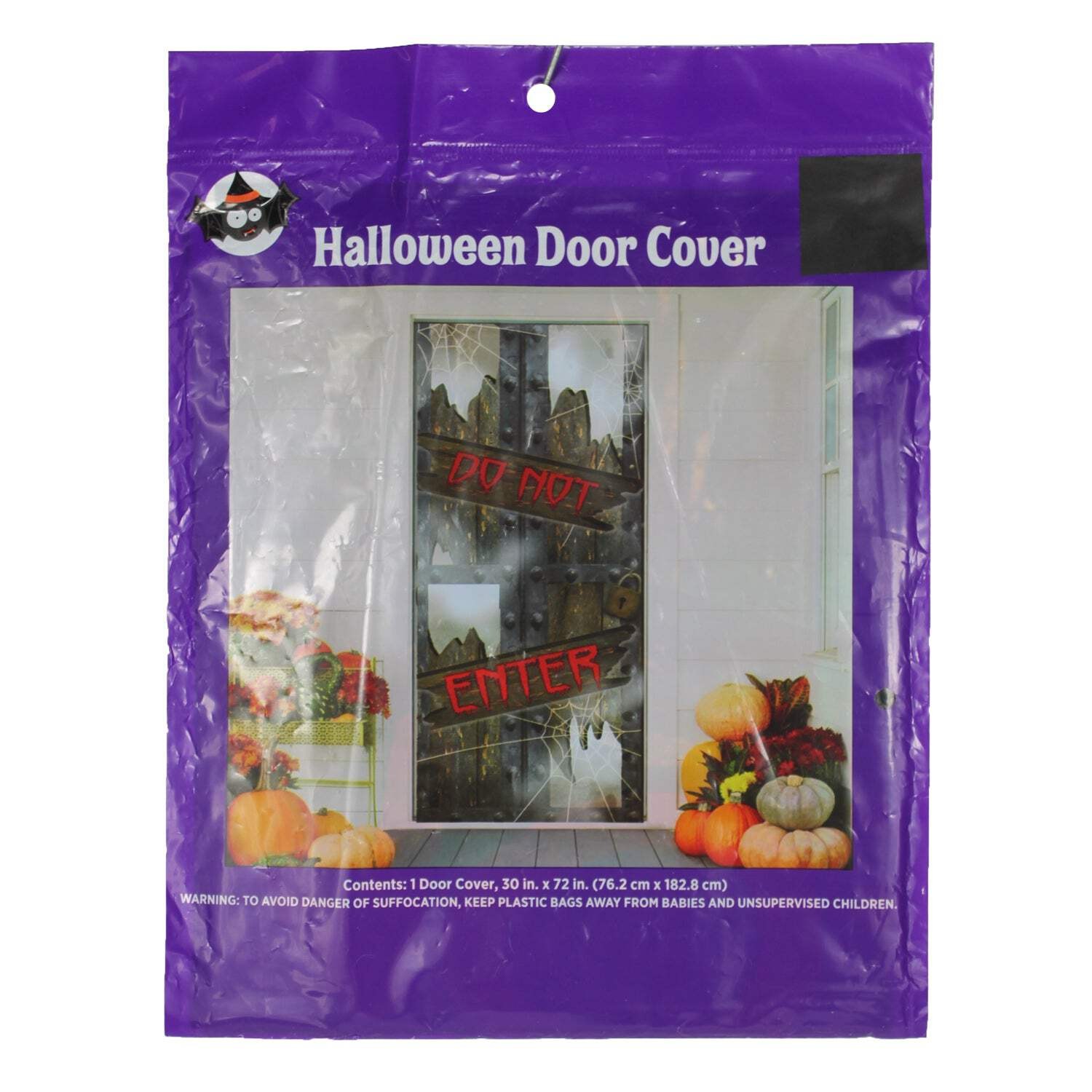 Halloween Plastic Door Cover Do Not Enter 30x72 Inches | eBay
