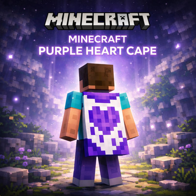 Minecraft Twitch Purple Heart Code | Java & Bedrock | Instant Digital ...