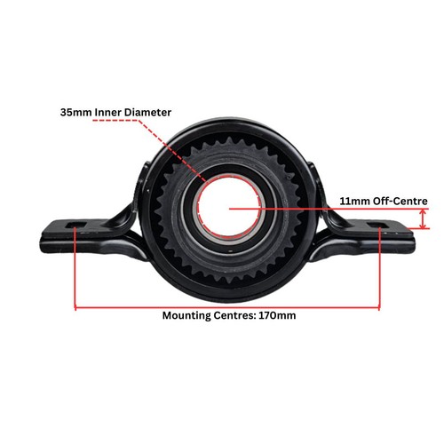 Driveshaft Centre Bearing for Ford Falcon FG FG X RWD Heavy Duty 25mm ...