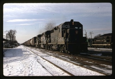 Original Slide PRR #2357 EMD GP35 Pennsy PC Painesville OH 1969 Freight ...
