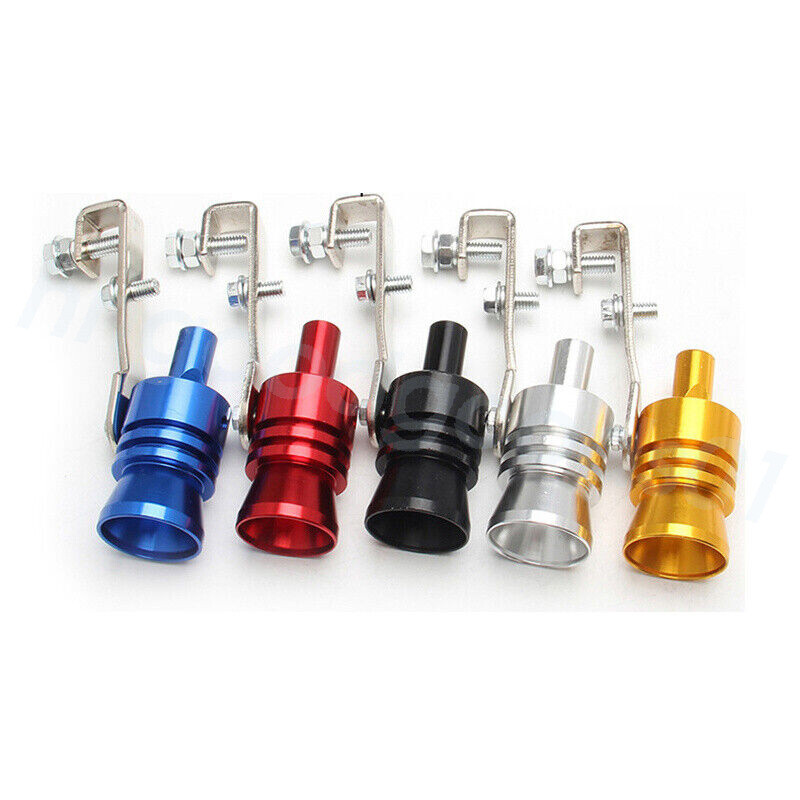 2pcs Universal Turbo Sound Exhaust Muffler Pipe Whistle Car Oversized ...