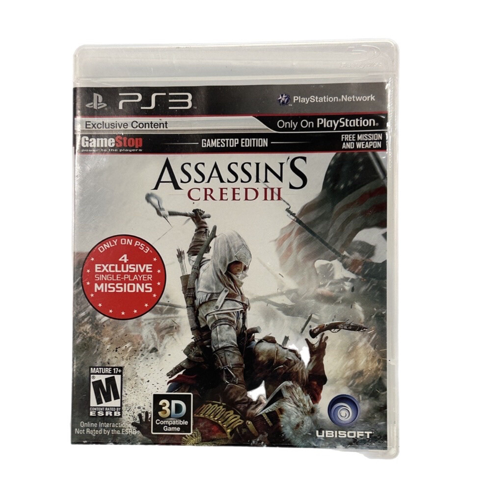 Assassin's Creed III Sony Playstation 3 PS3 game Rated M 17+ 2009 | eBay