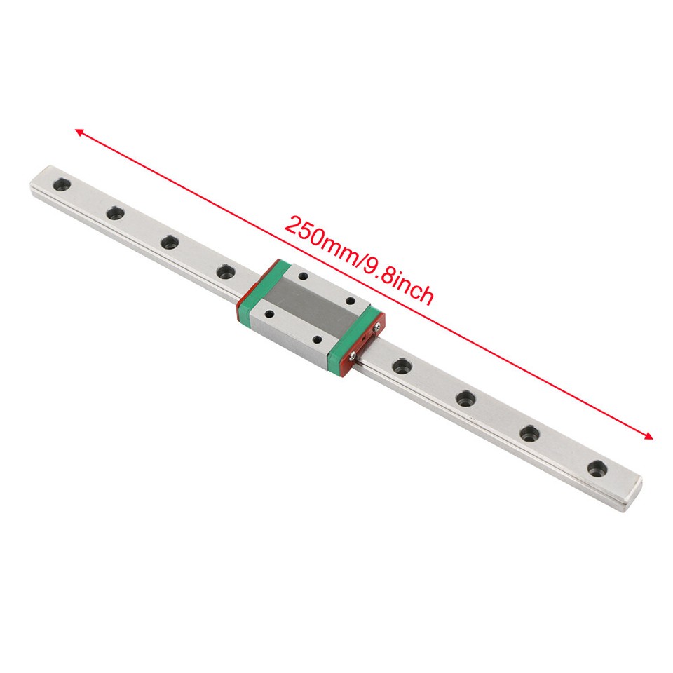 12mm Miniature Linear Slide Rail Guide + MGN12H Sliding Block DIY 3D ...