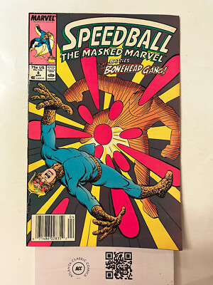 Speedball #8 VF Marvel Comic Book New Warriors Firestar Nova Namorita ...
