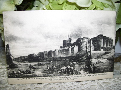 Antique Postcard Angers Germany Catastrophe Bridge Disaster | eBay