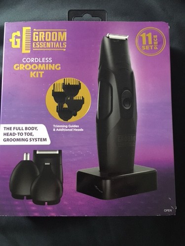 Groom Essentials Complete Facial Mens Grooming Kit | 11-pc Grooming Kit ...