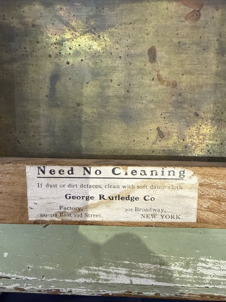 National Democratic Club 1906 Metal Sign George Rutledge Co | eBay