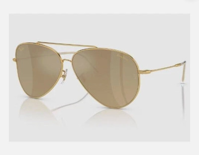 RAY-BAN Limited Edition 18k Gold Aviator Reverse by Lenny Kravitz RARE ...