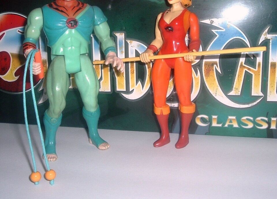 ThunderCats - Tygra Whip & Cheetara Staff (Pale Orange) Action Figure ...