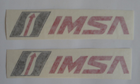 2 Official IMSA Stickers International Motorsports Association 8x2" TFR ...