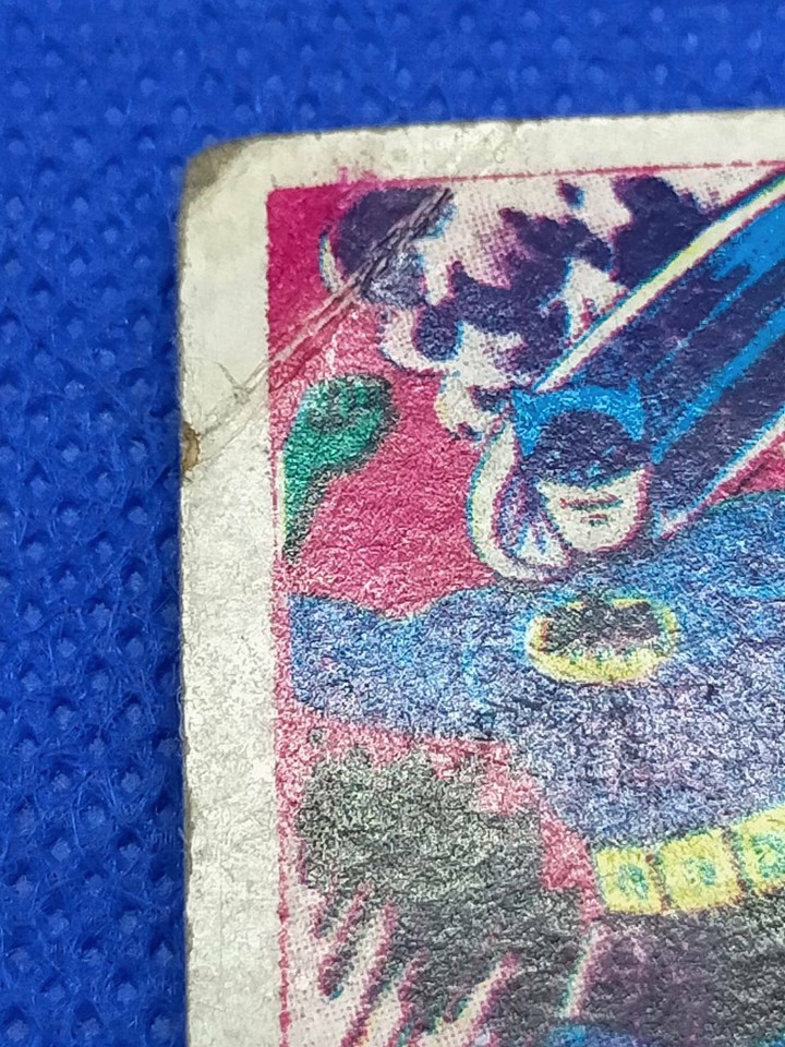 Batman and Robin Japan Showa Retro Card Menko 2.5 inches long | eBay