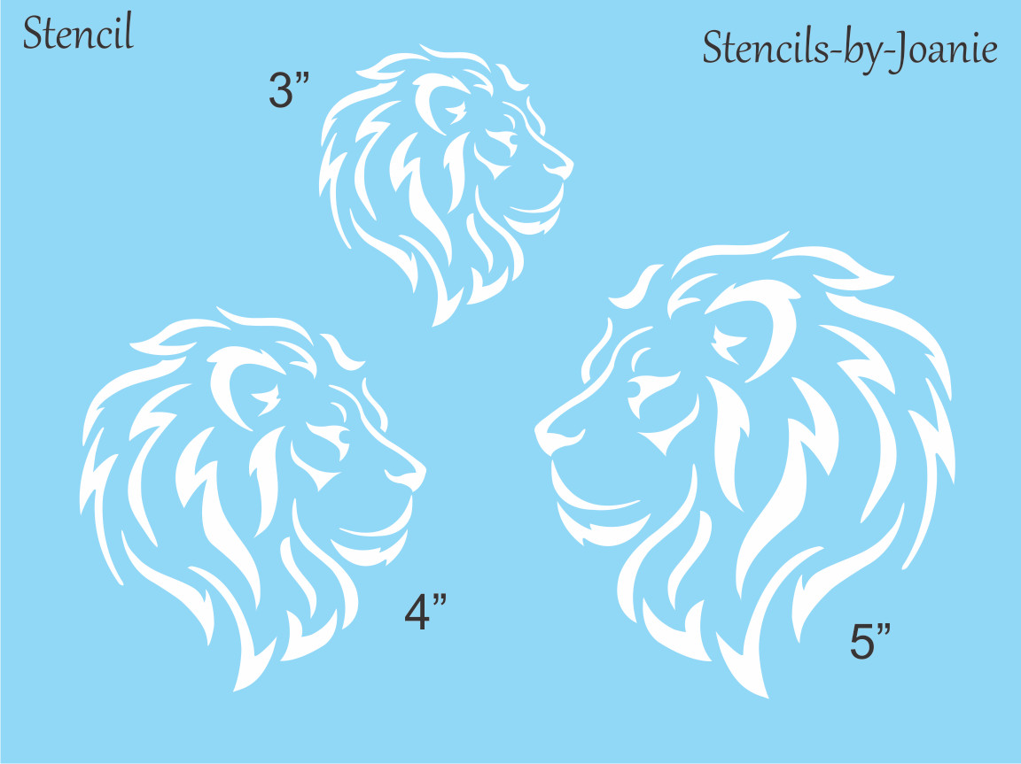 Easy Lion Stencil