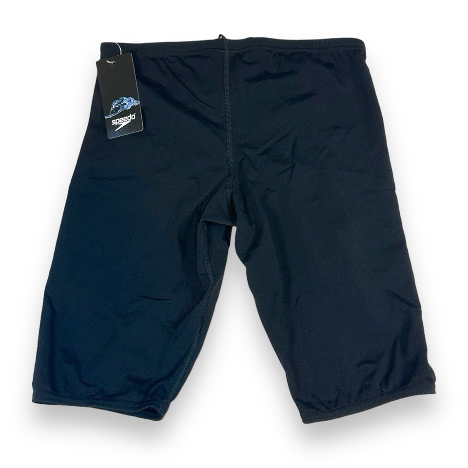 Speedo Men's Endurance+ Solid USA Athletic Swim Jammers, Speedo Black ...