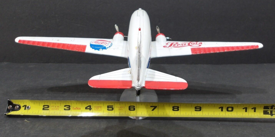 Vtg. Pepsi Express Airplane Die Cast Model & Coin Bank Pepsi-Cola ...