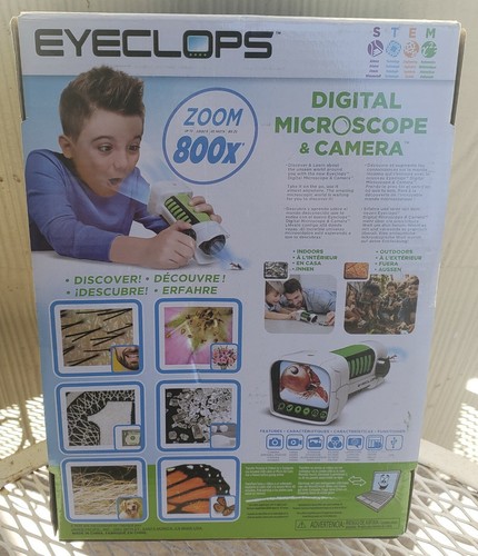 JAKKS Pacific 652331 Eyeclops Digital Microscope & Camera With Built in ...