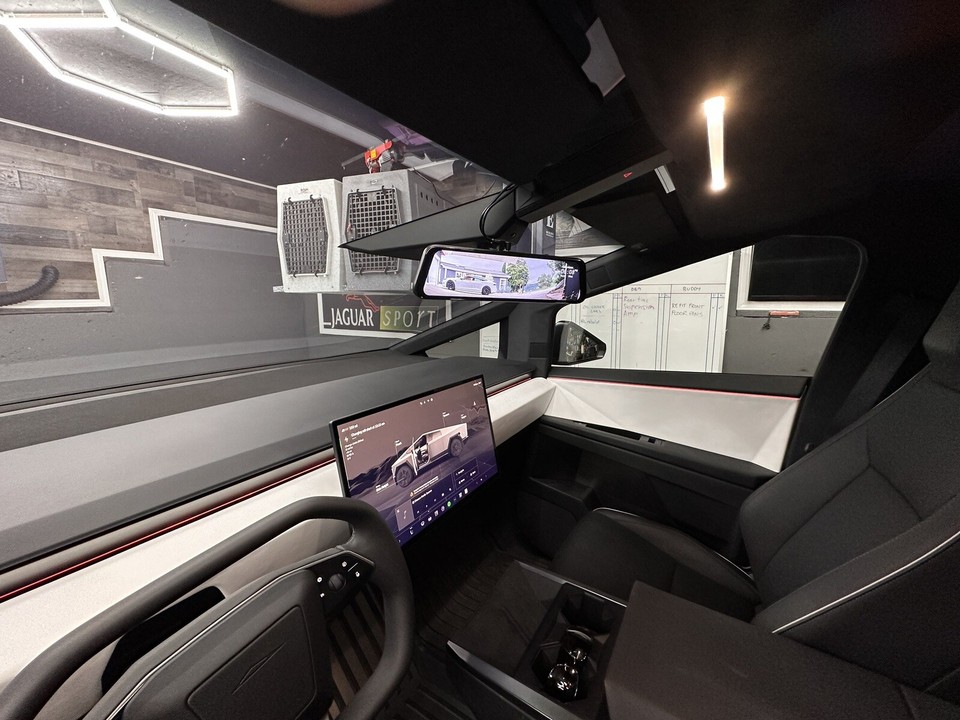 Tesla Cybertruck 12” 4K Rearview Tow Hitch Camera Mirror | eBay